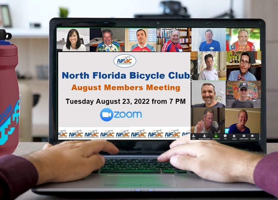 August Club Members ZOOM Meeting - Events - North Florida Bicycle Club
