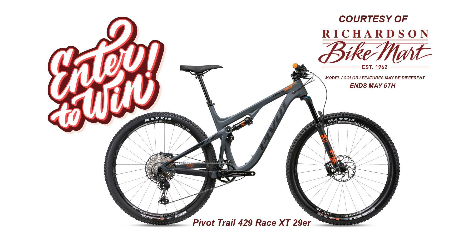 DORBA RAFFLE - Pivot Trail 429 - Dallas Off-Road Bicycle Association