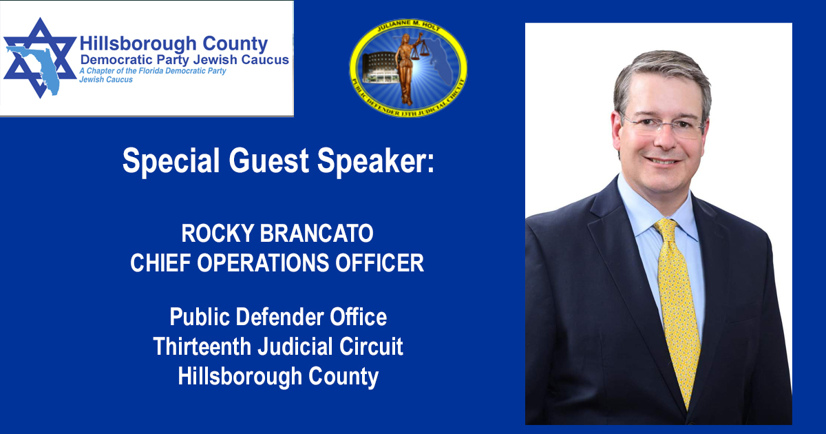 Hillsborough County Democratic Party Jewish Caucus - Florida Democratic ...