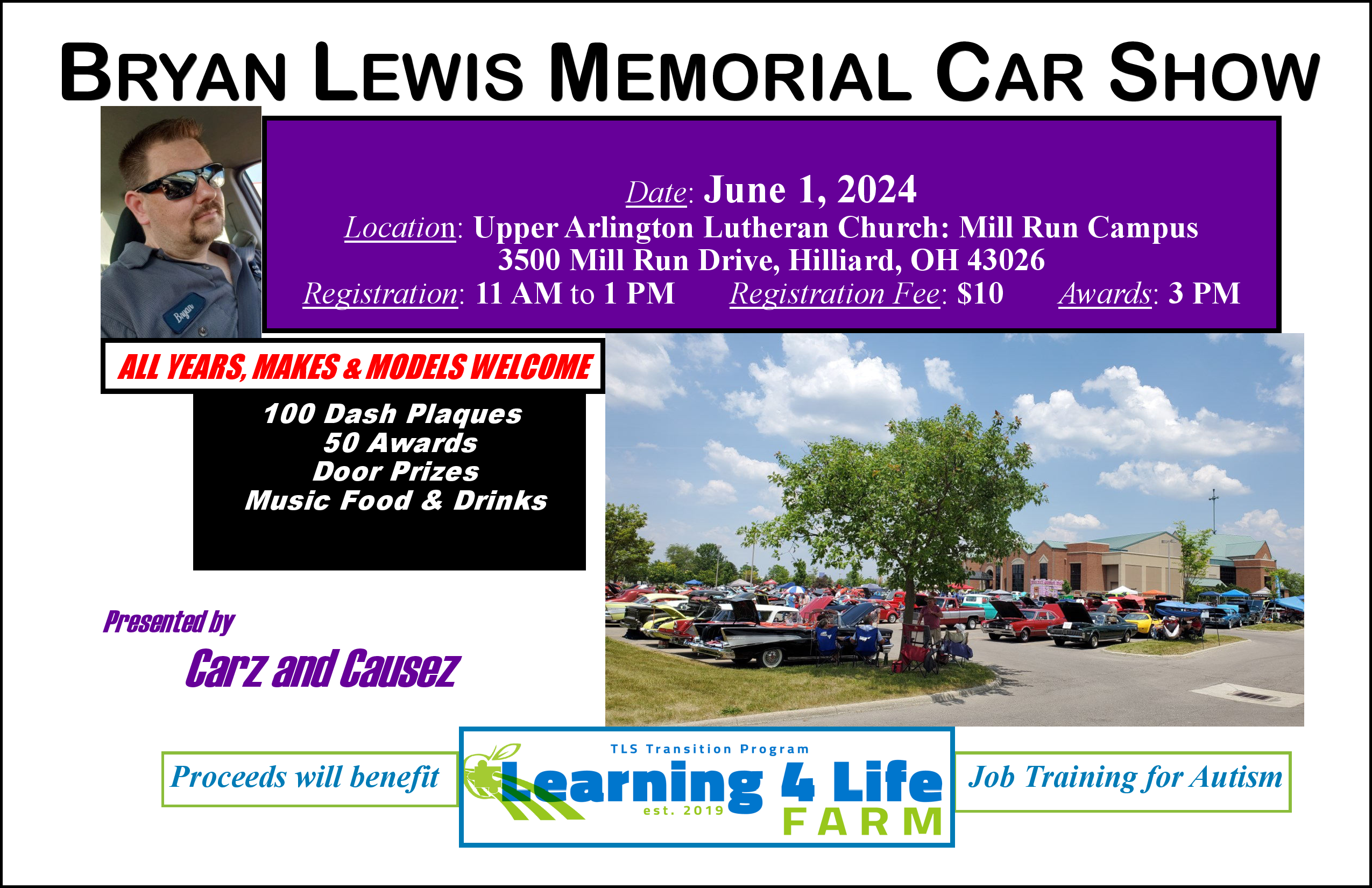 Bryan Lewis Memorial Car Show - Events Calendar - Mustang Club of Ohio