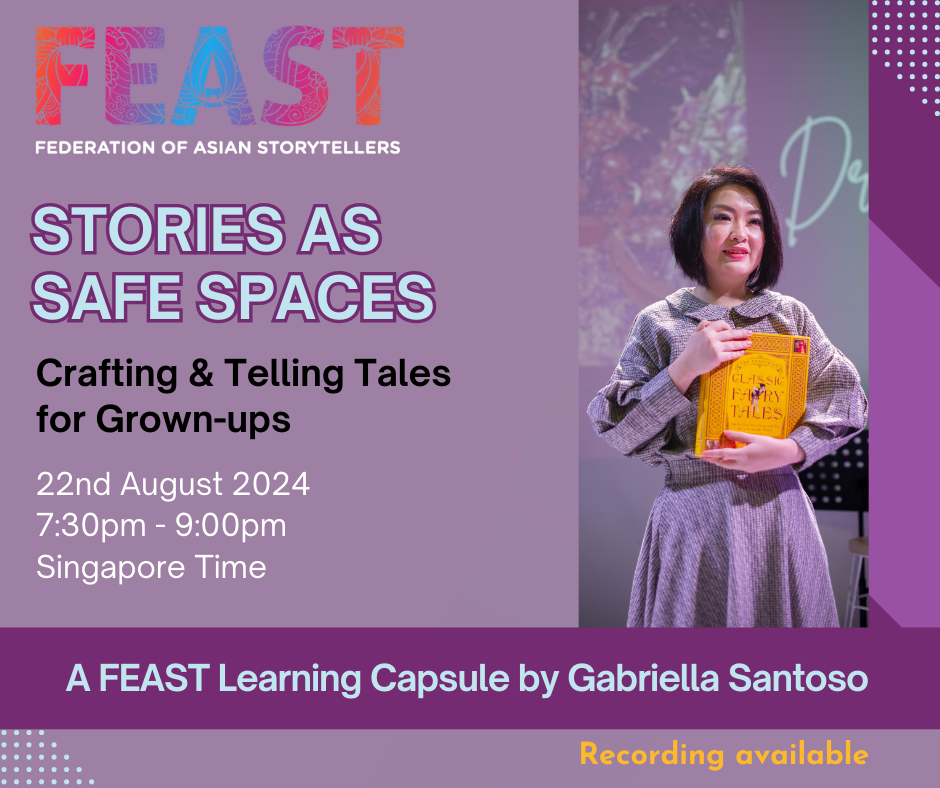 Stories as Safe Spaces A FEAST Learning Capsule By Gabriella Santoso - Event Calendar ...