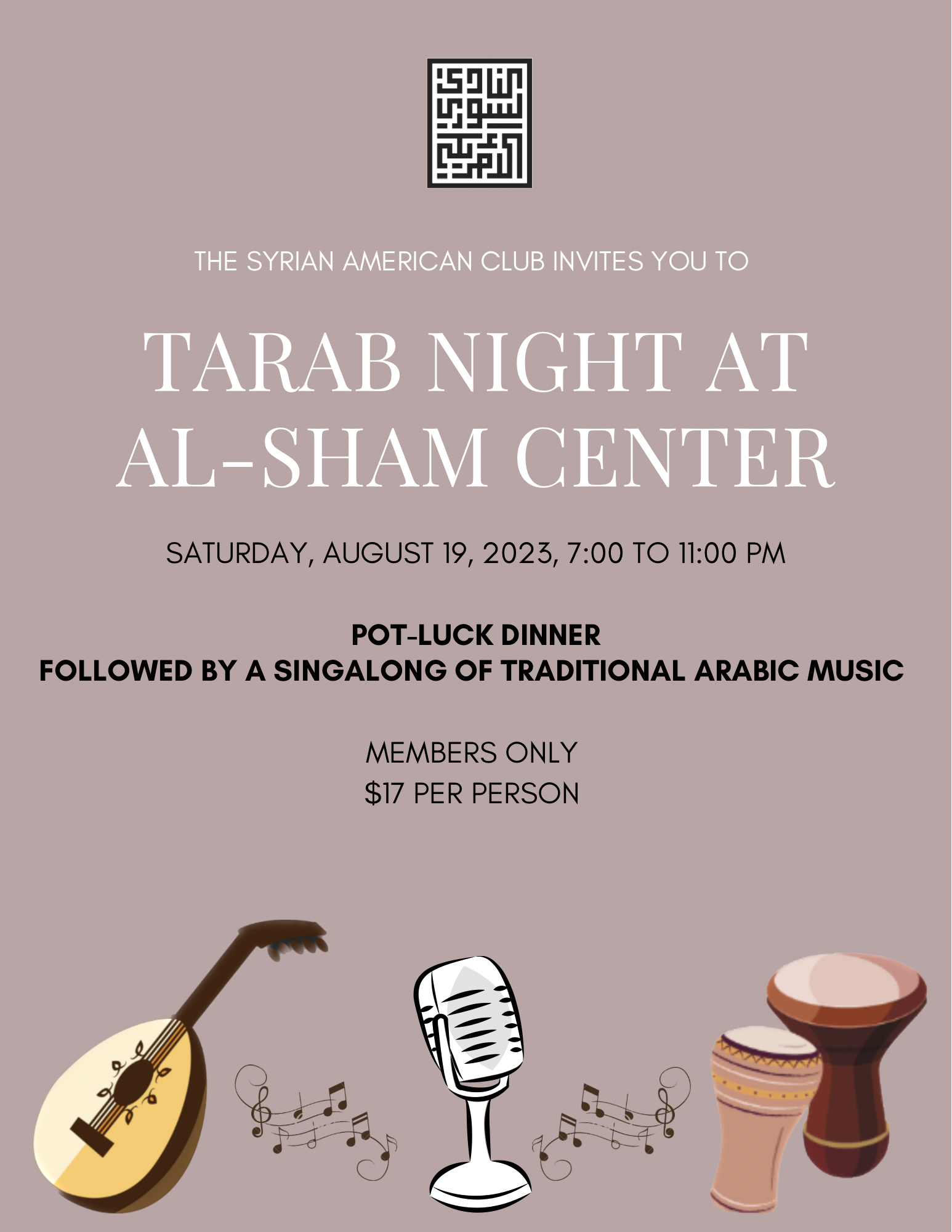 TARAB NIGHT - Events - Syrian American Club, Inc.