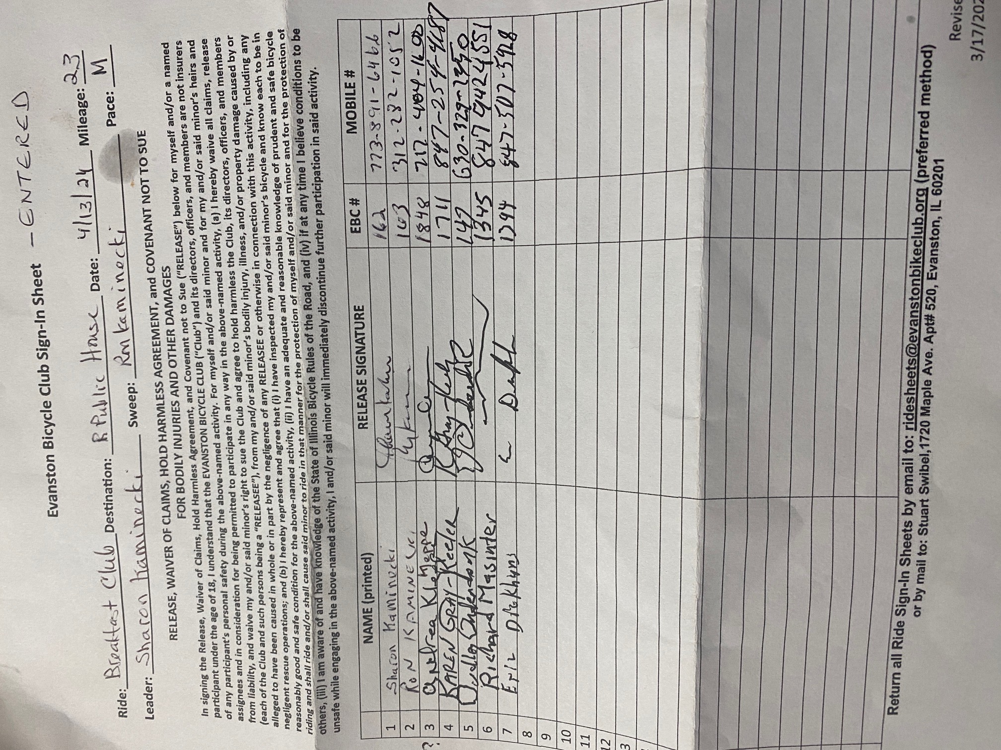 Forums - Evanston Bicycle Club