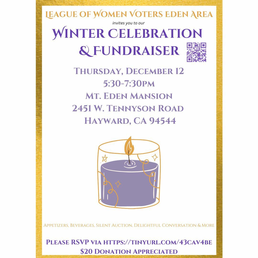 Winter Celebration - Events - League of Women Voters Eden Area