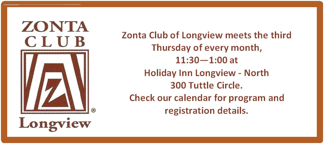 Home - ZONTA Club of Longview