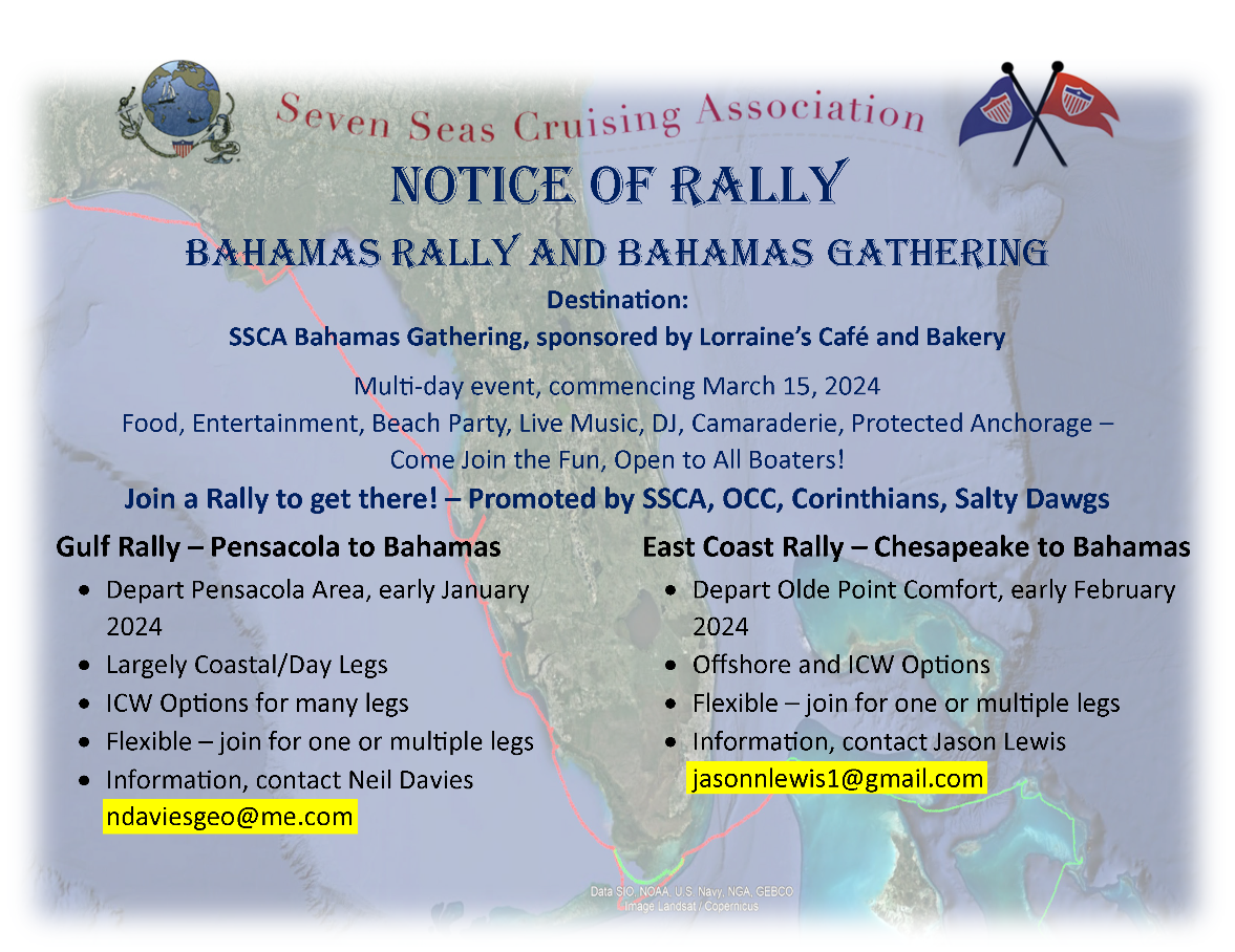 Bahamas Rally and Gathering - Events - Seven Seas Cruising Association