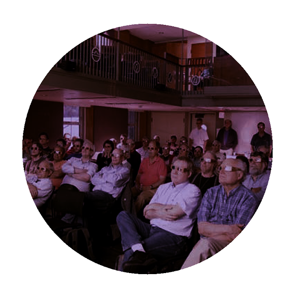Monthly meeting at the Phillips Auditorium