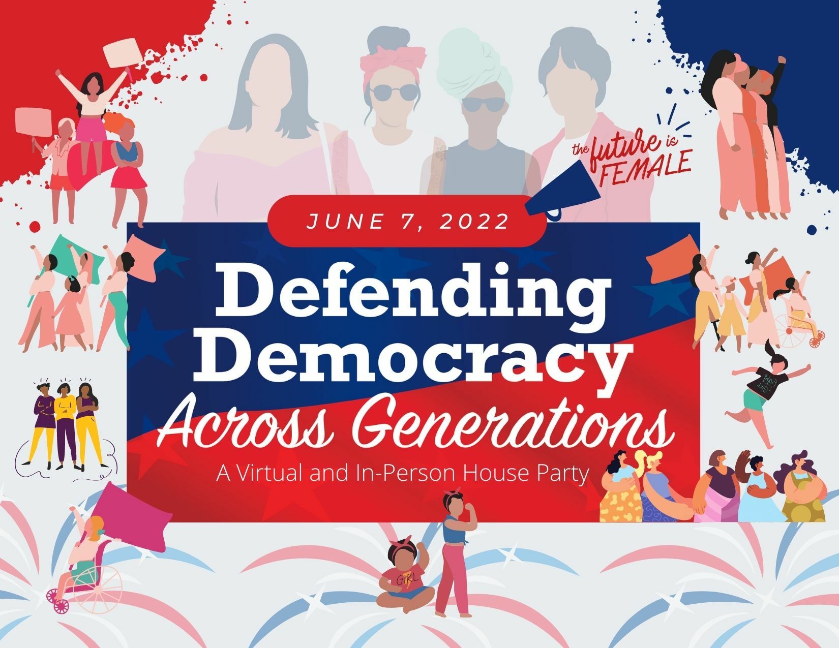 RESCHEDULED — Spring Party: Defending Democracy Across Generations 5:30 ...