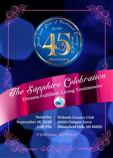 45th Anniversary Gala - JJOC Events - Jack and Jill Oakland County