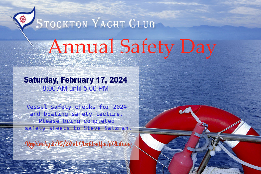 Annual Safety Day - Events - Stockton Yacht Club
