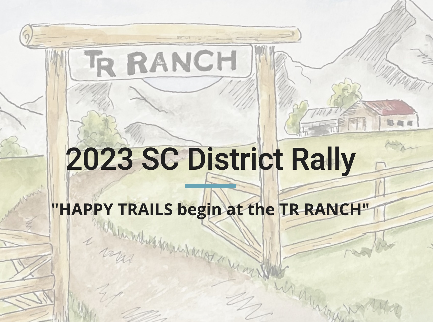 SC District Rally, Happy Trails Begin at the TR Ranch - Events - Eagle ...