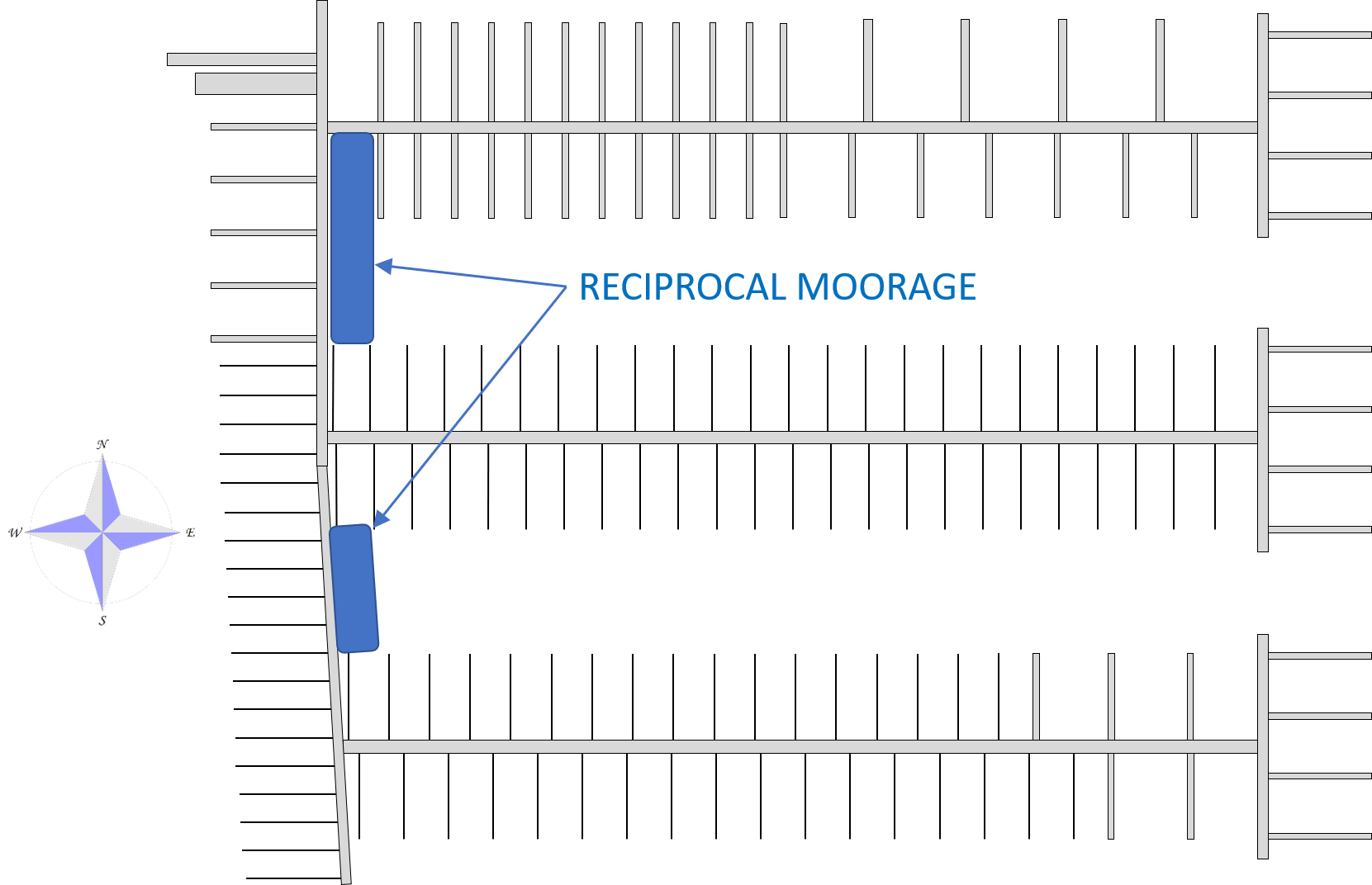 Reciprocal Moorage Map