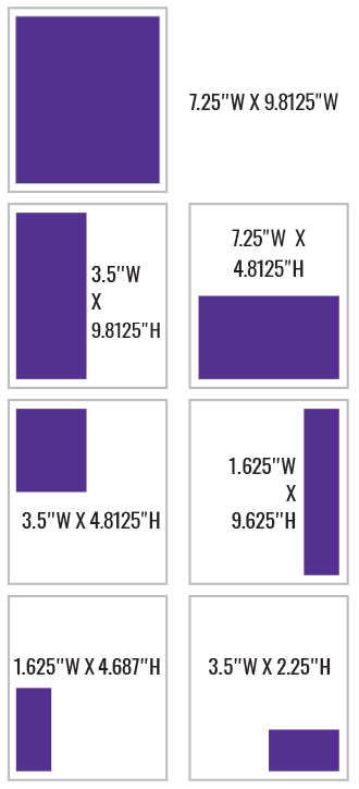 Half Page Full Color $500 $600