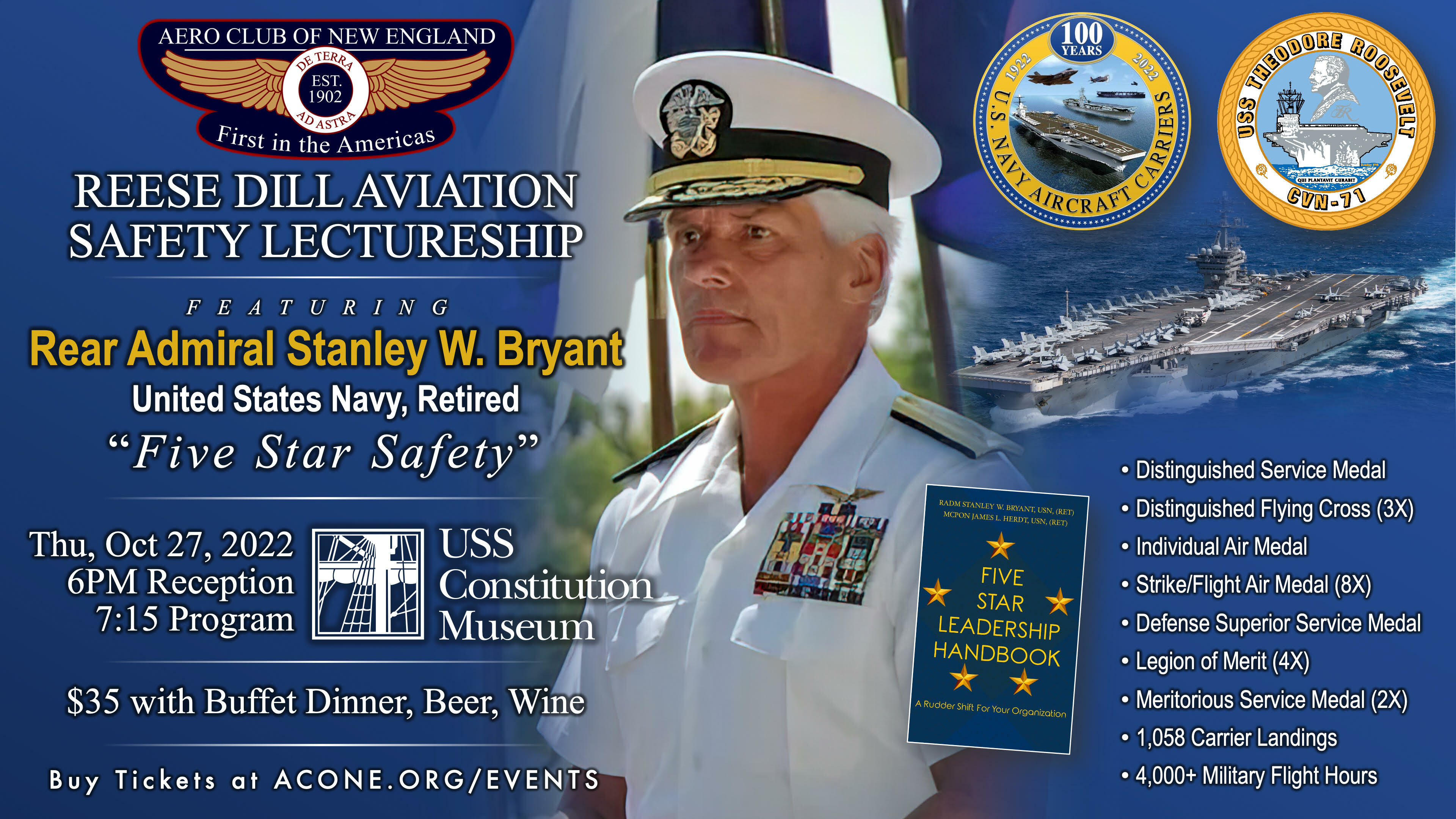 2022 Reese Dill Aviation Safety Lectureship Featuring RADM Stanley W ...