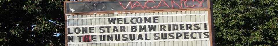 Hugo "Circus City" - Events - Lone Star BMW Riders