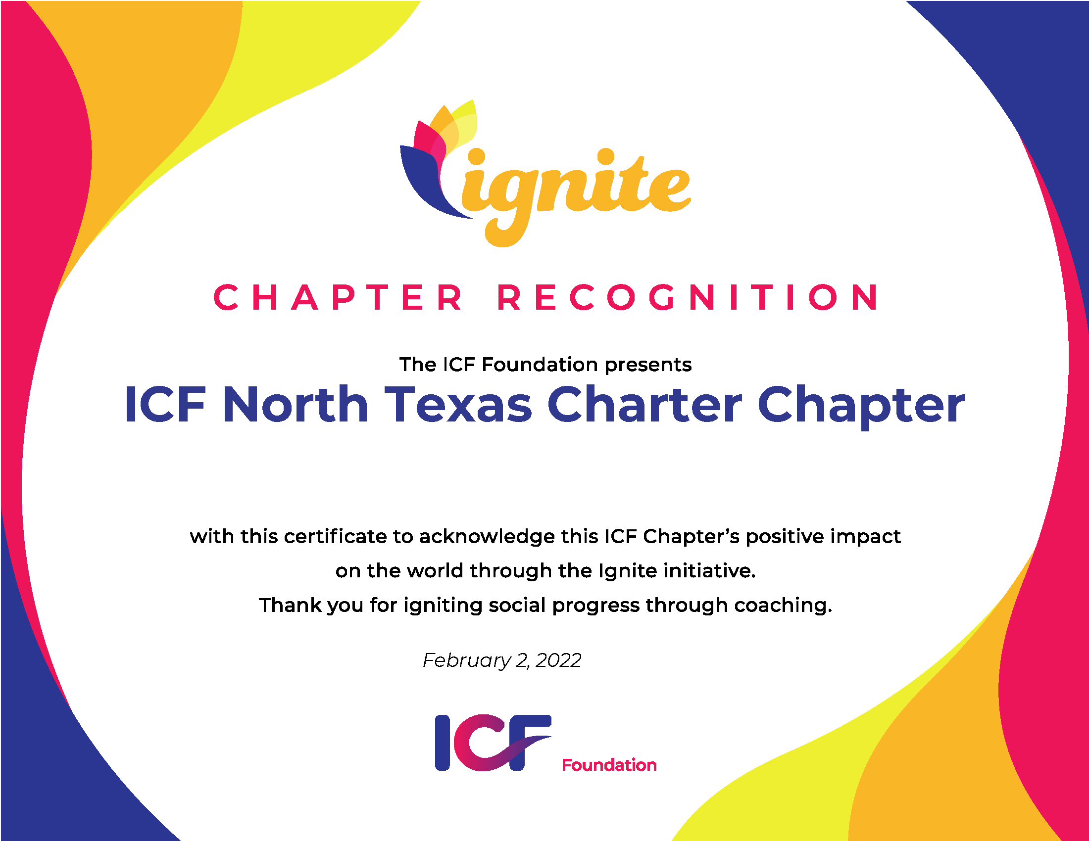 March 2022 Newsletter - ICF-North Texas