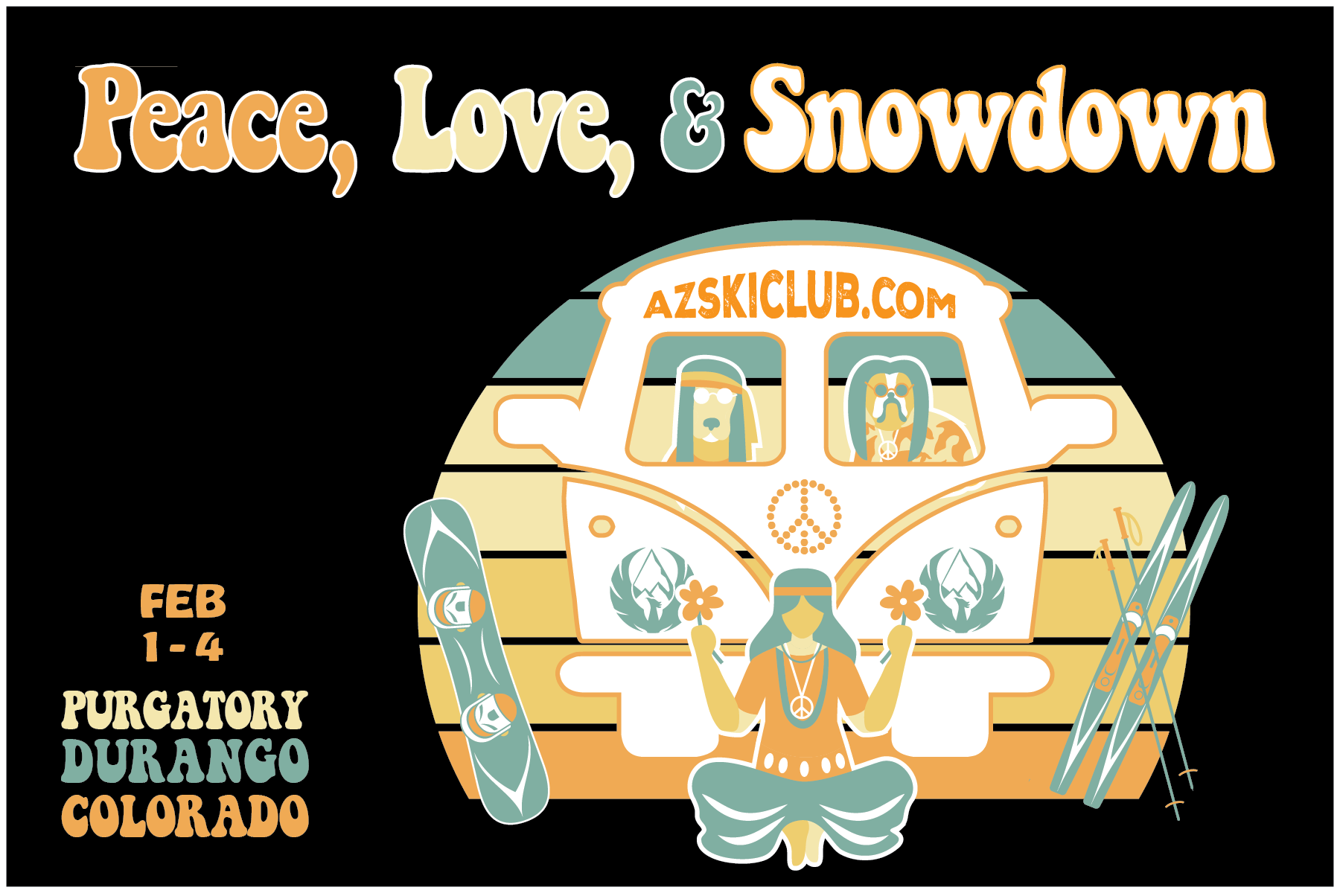 Peace, Love and Snowdown in Purgatory Trip - Events - AZ Ski Club