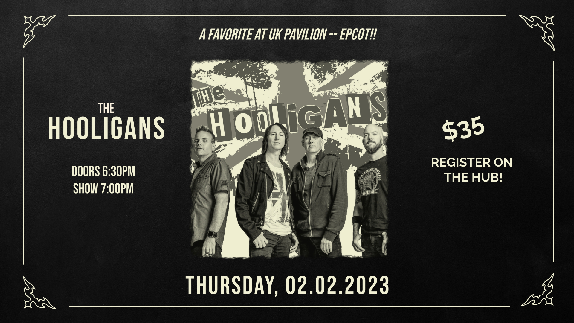 The Hooligans -- British Pop Band! - Events - DWO HOA