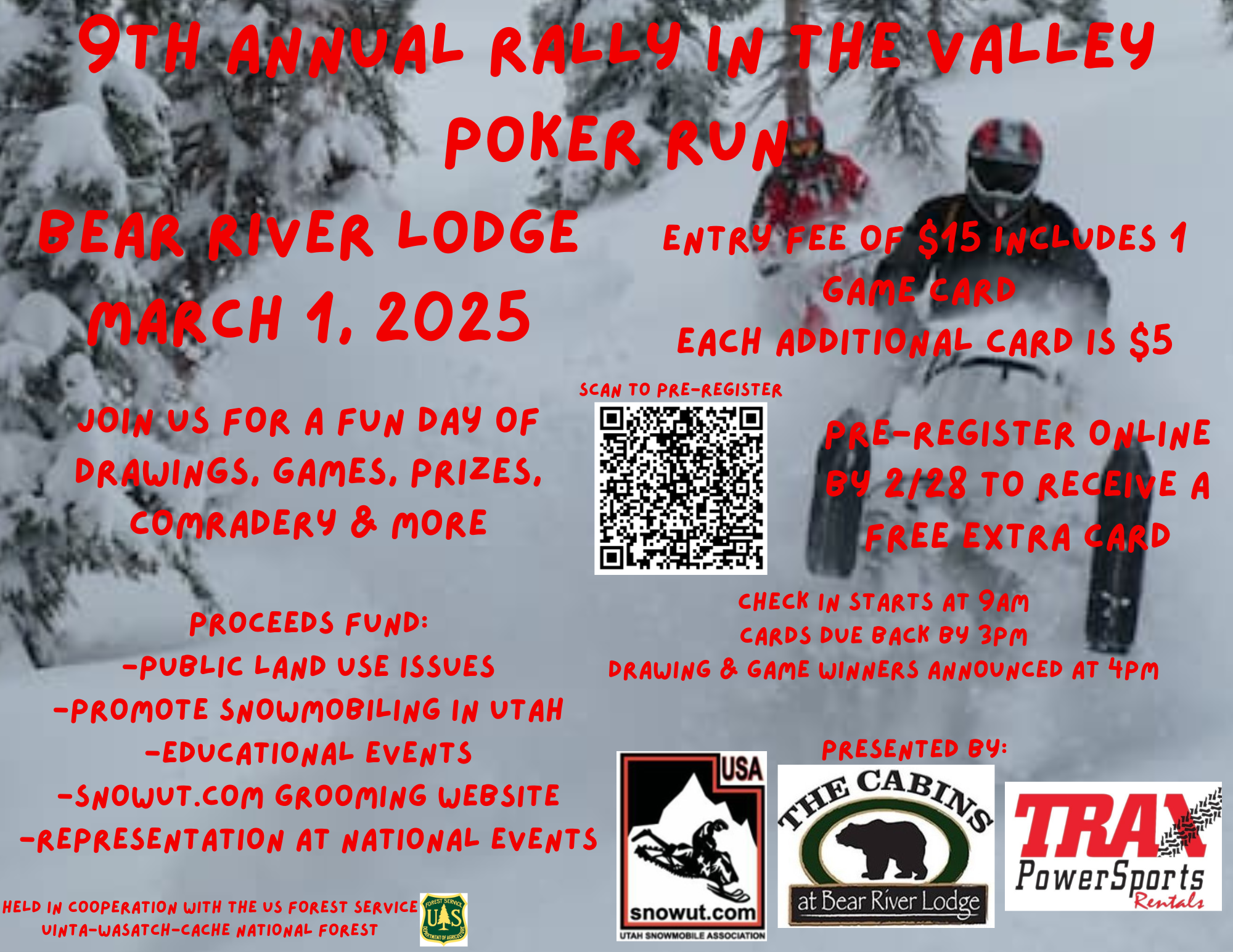 RALLY IN THE VALLEY (POKER RUN) - Events - Utah Snowmobile Association