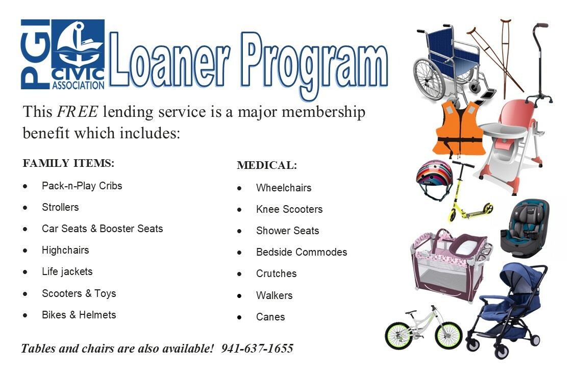 Loaner Program - Punta Gorda Isles Civic Association, Inc.