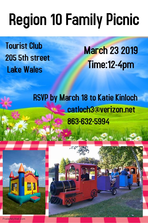 Region 10 Annual Spring Picnic - Events - Florida Water and Pollution ...