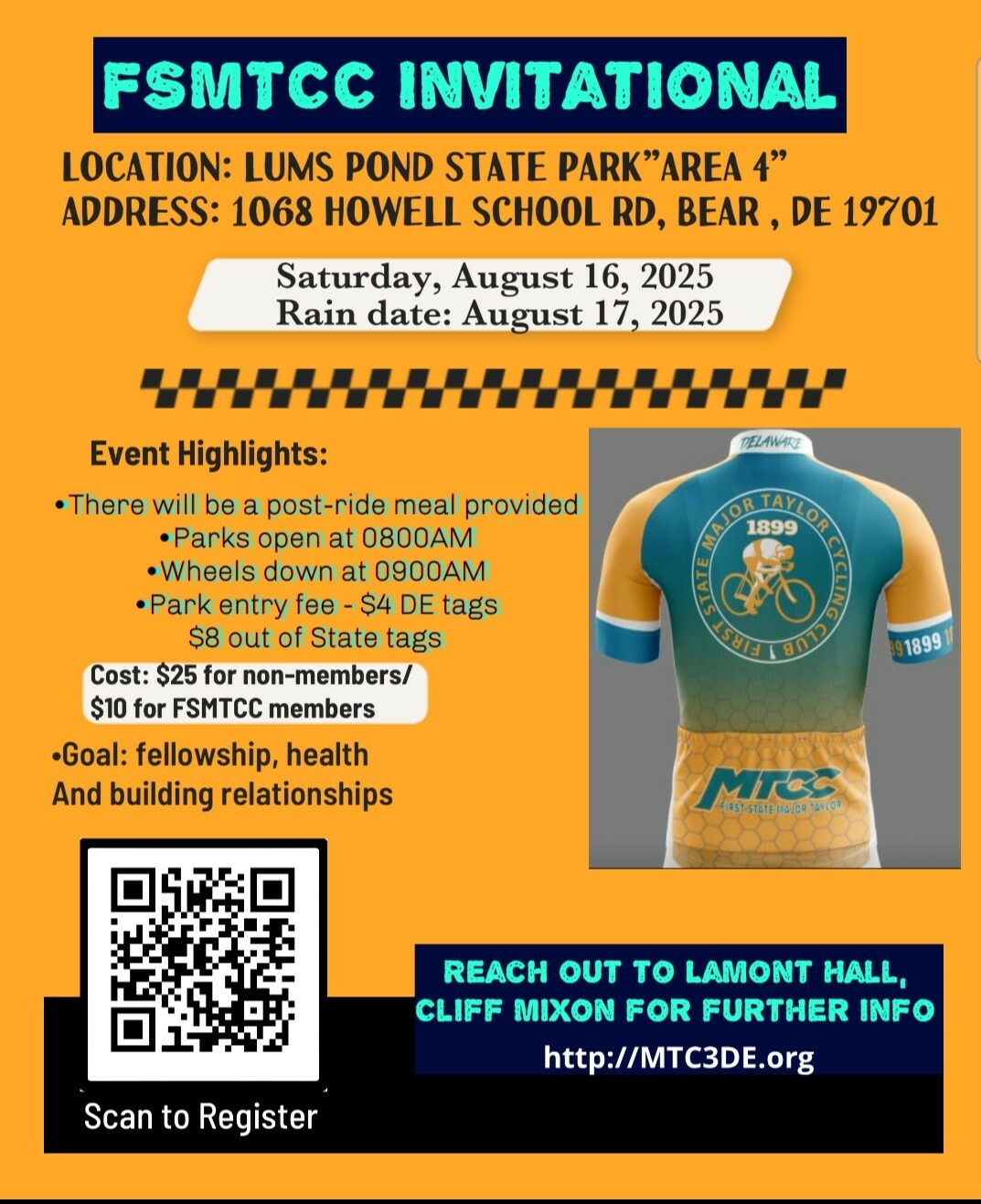 FSMTCC INVITATIONAL - Events - Philadelphia Major Taylor Cycling