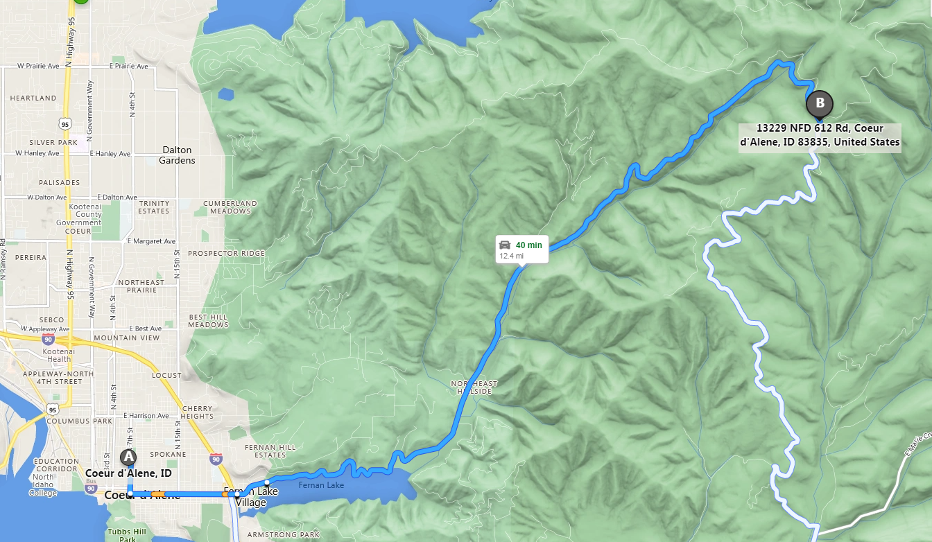 Trails - Coeur d'Alene Snowmobile Club