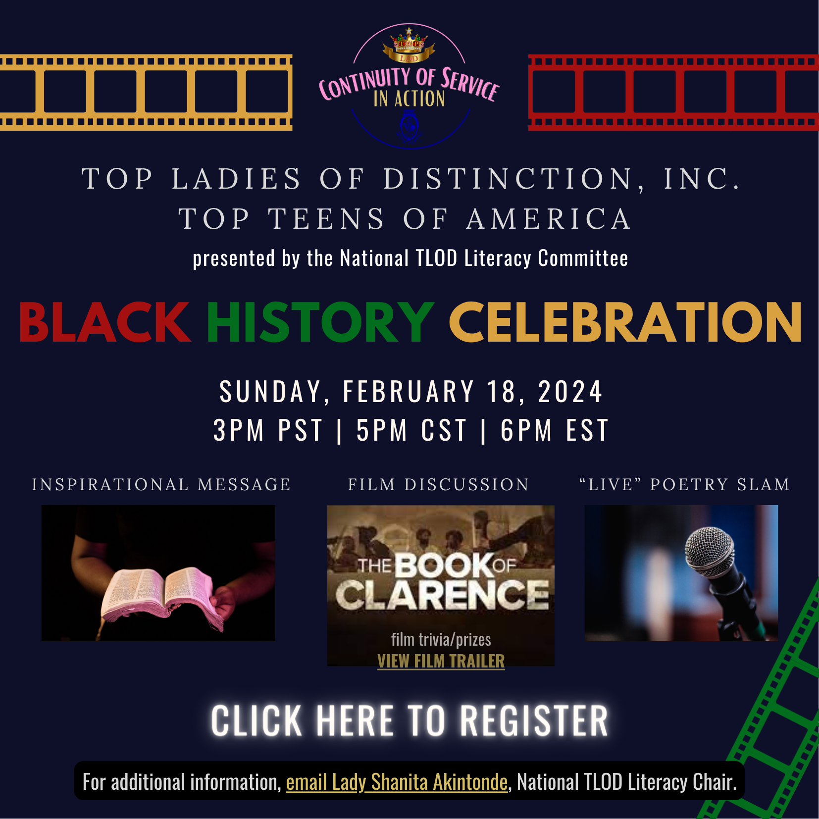 Black History Celebration - Events - Top Ladies of Distinction, Inc.