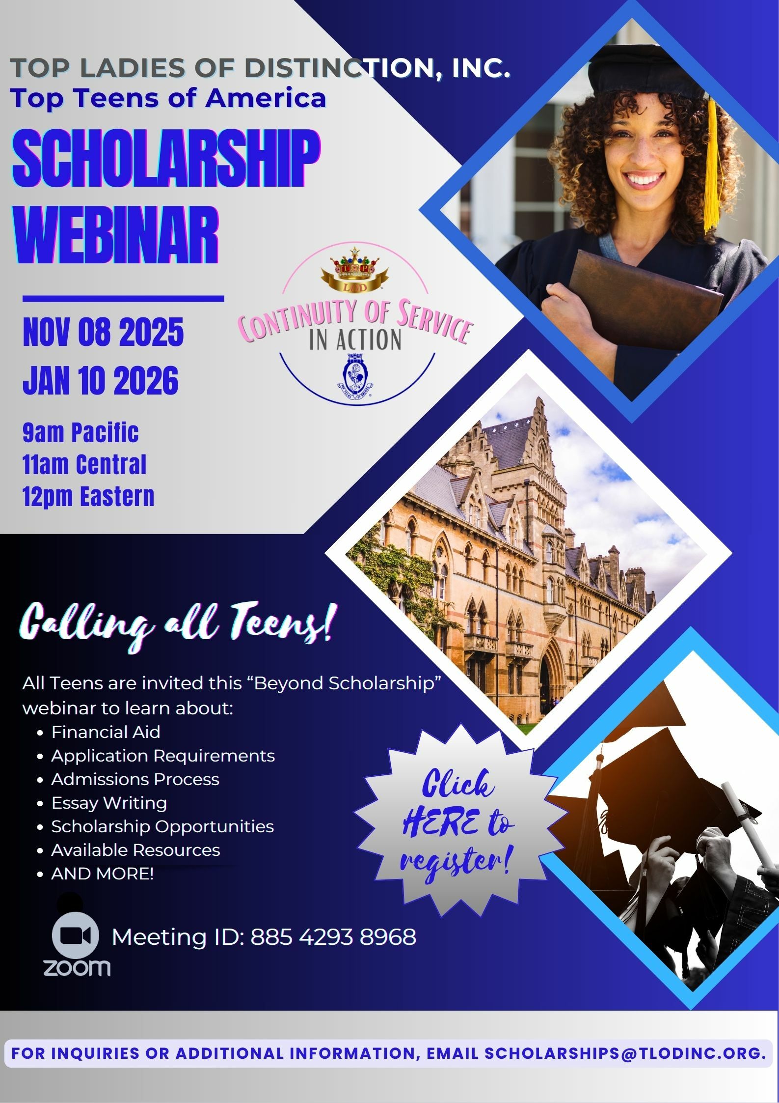 '25-'26 Scholarship Webinar Series - Session 2 (repeat) - Events - Top ...