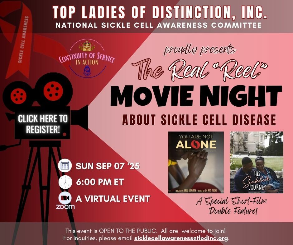Sickle Cell Kickoff and Movie Night! - Events - Top Ladies of ...
