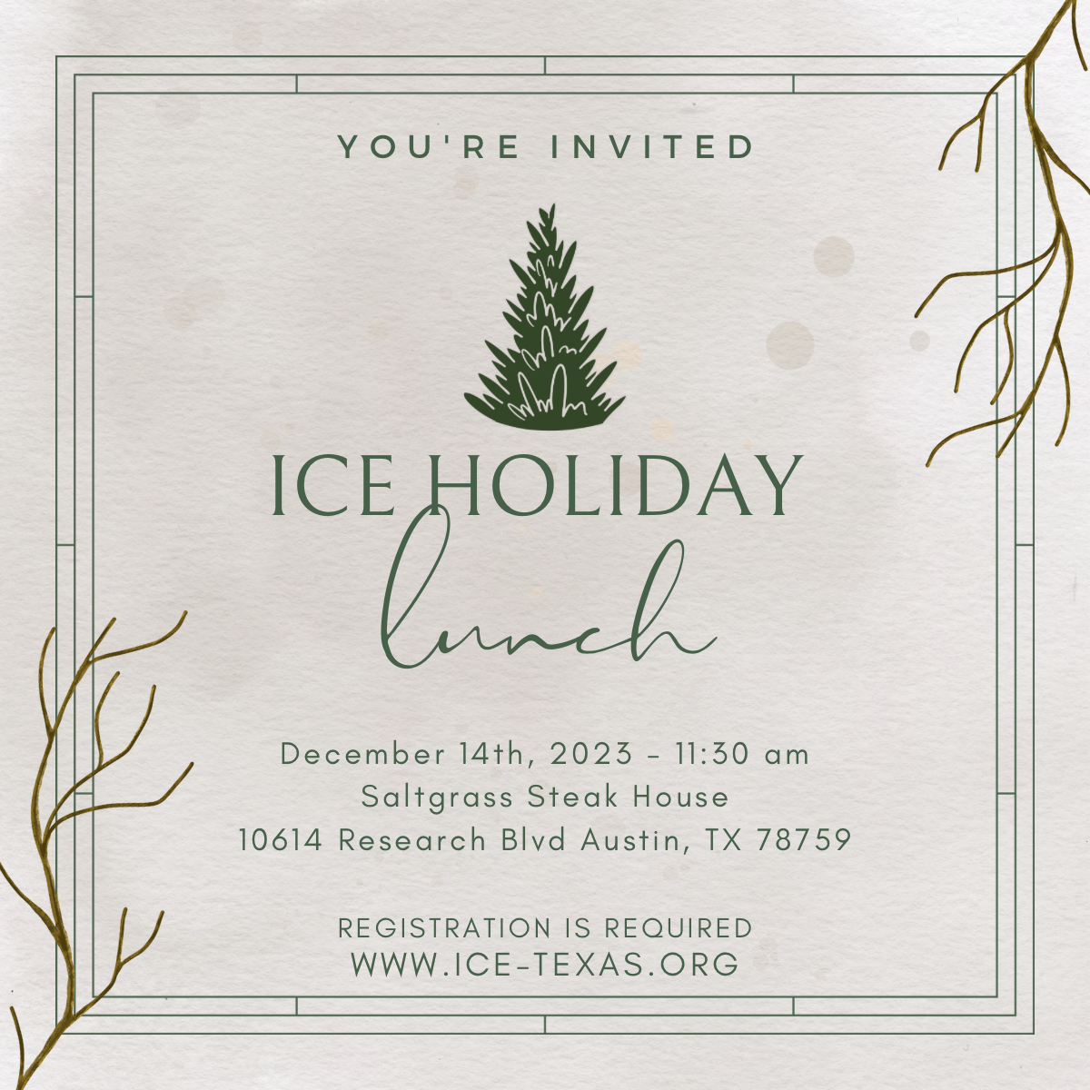 Austin Holiday Lunch Meeting - Events - Industry Council on the Environment