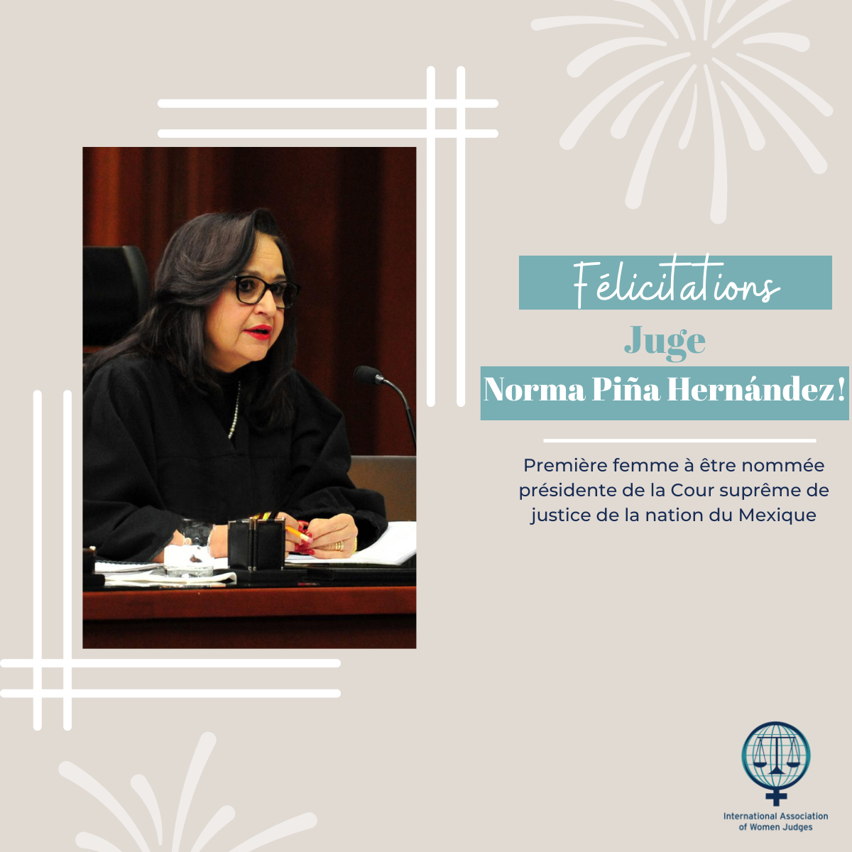 Ministra Norma Piña Hernández, primera mujer presidenta de la Suprema ...