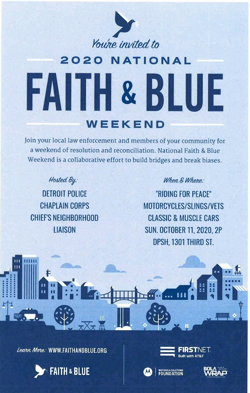 Faith & Blue Weekend - Events - Motor City Camaro Club