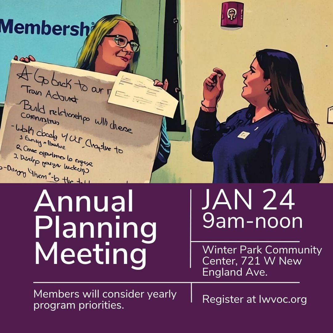 9AM Program Planning Meeting - Events - League of Women Voters of ...