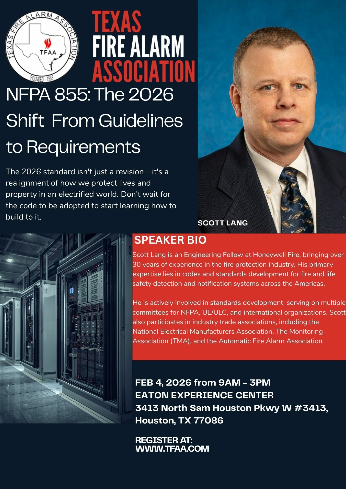 TFAA FEBRUARY MEETING: NAVIGATING NFPA 855 - Events - Texas Fire Alarm ...