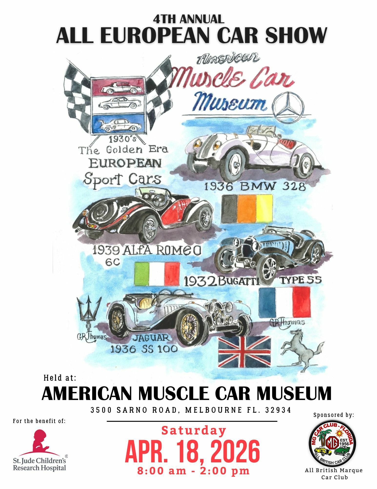 4th Annual All European Car Show - Events - MG Car Club - Florida