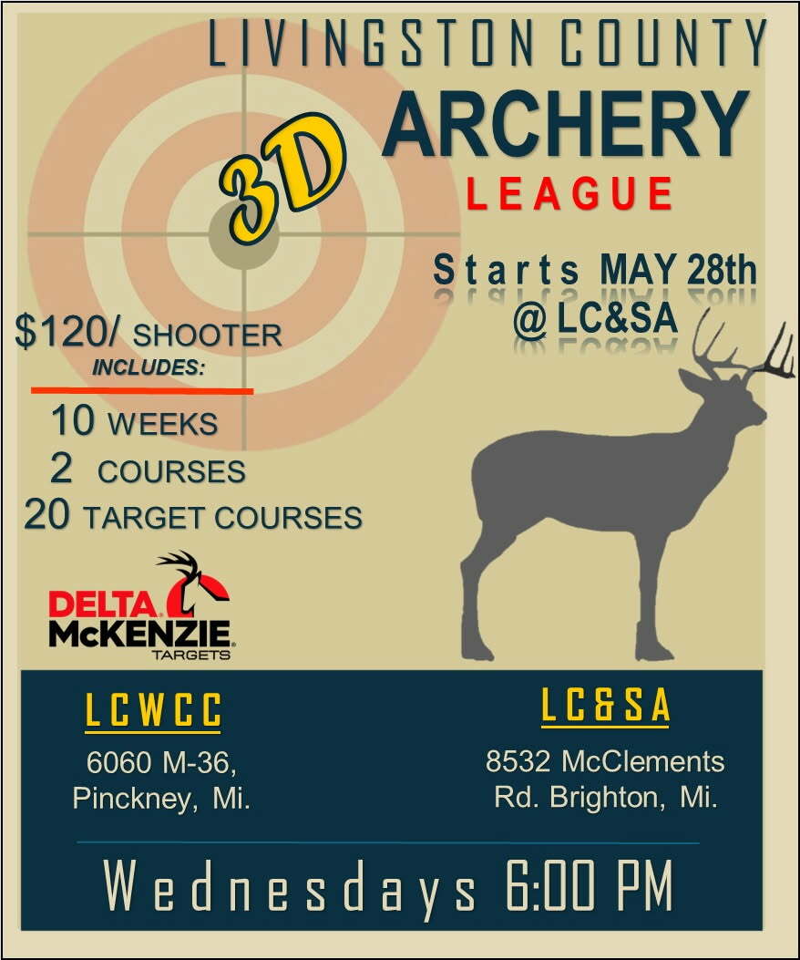 3D Archery League - LC&SA Nights - Events - Livingston Conservation ...
