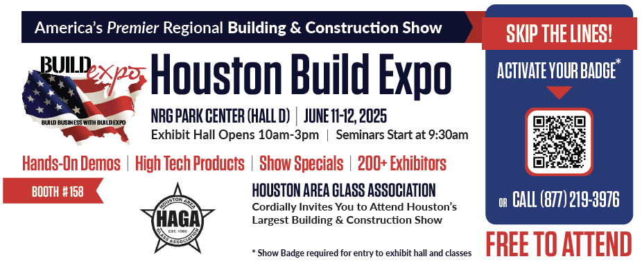 Build Expo 2025 - Events - Houston Area Glass Association