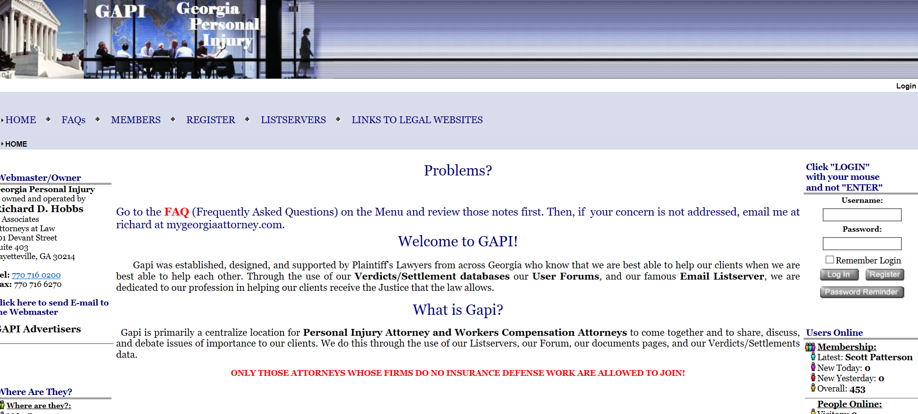 The history of GAPI - Richard D. Hobbs & Associates D/B/A GAPI