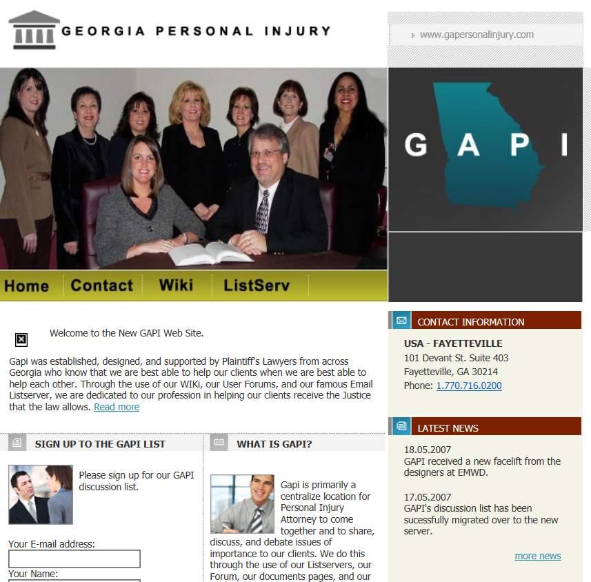 The history of GAPI - Richard D. Hobbs & Associates D/B/A GAPI