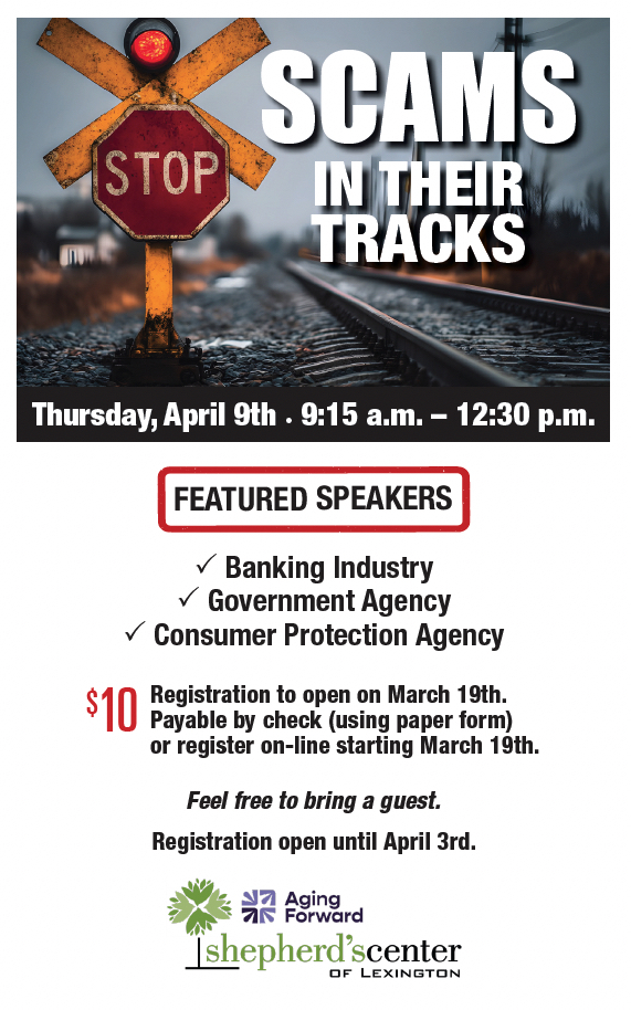 Stop Scams in their Tracks - Events - The Shepherd's Center of ...
