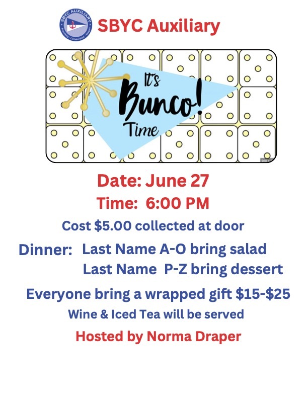 Bunco - Events - Spray Beach Yacht Club