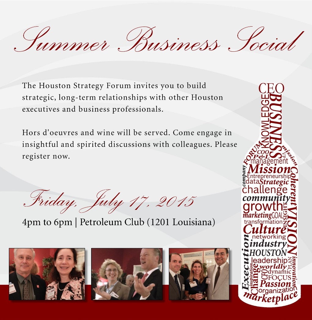 Past Events - Houston Strategy Forum