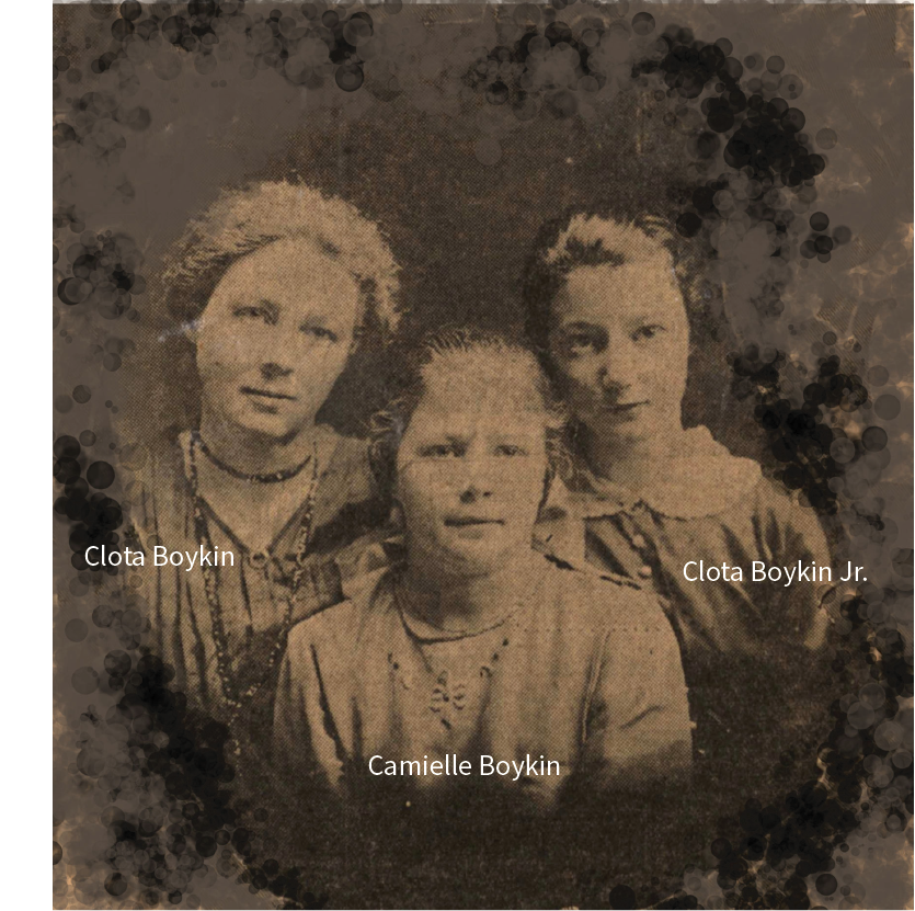Clota Boykin and daughters