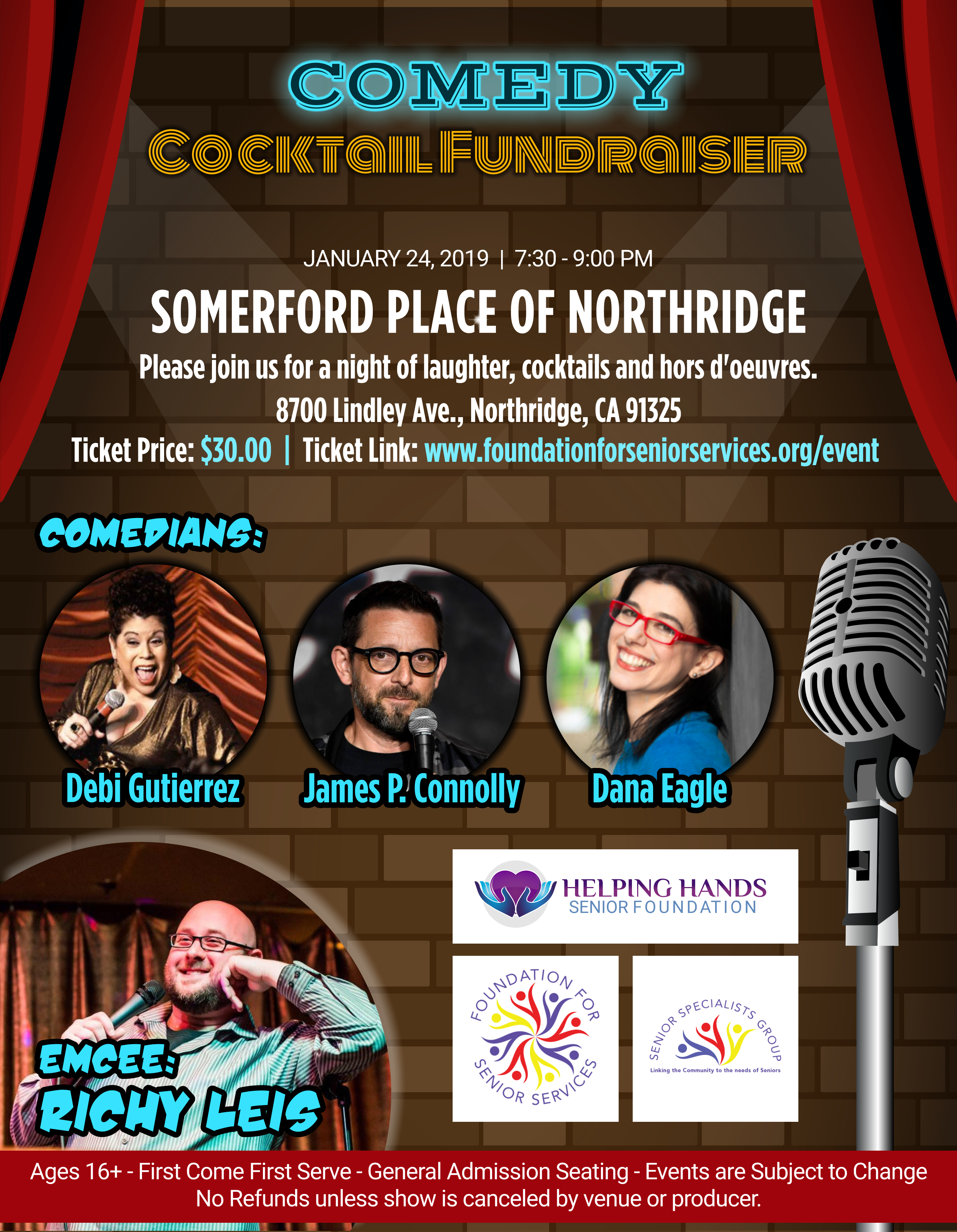A Night Of Laughter - Comedy Fundraiser - Events - Foundation for ...