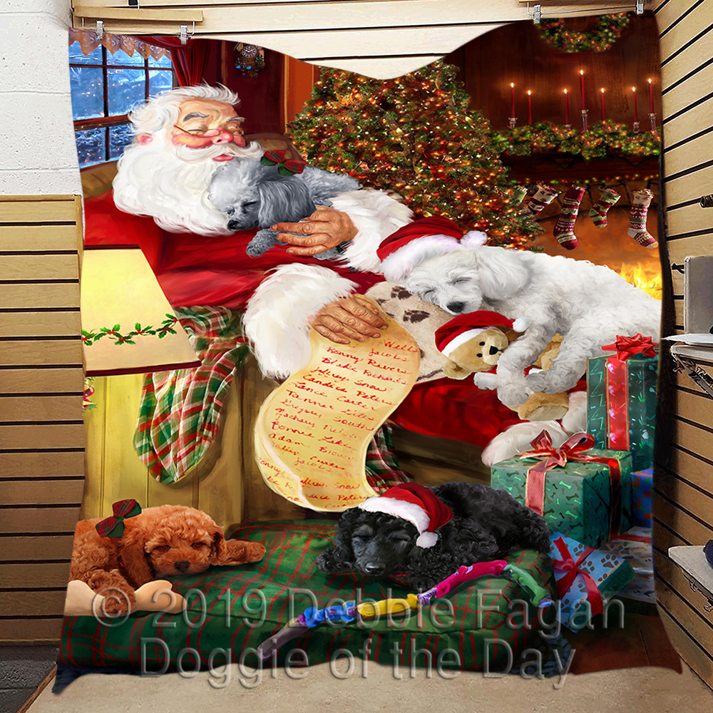 Poodle Quilt Dog Bedding Personalized Bed Gift Many Designs NWT | eBay