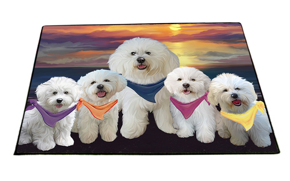 Bichon Frise Dog Floor Mat Personalized Pet Door Mat Valentine Day NWT ...
