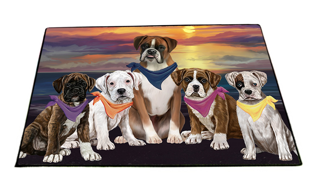 Boxer Dog Floor Mat Anti-Slip Pet Door Mat Indoor Outdoor Front Rug | eBay