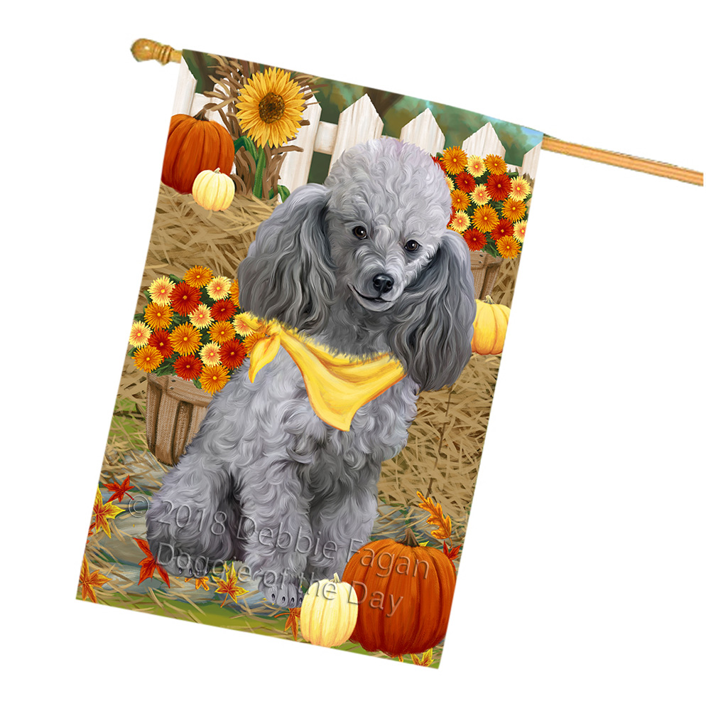 Poodle Dog House Flag Holiday Double Sided 28"x40" Many Designs NWT NEW ...