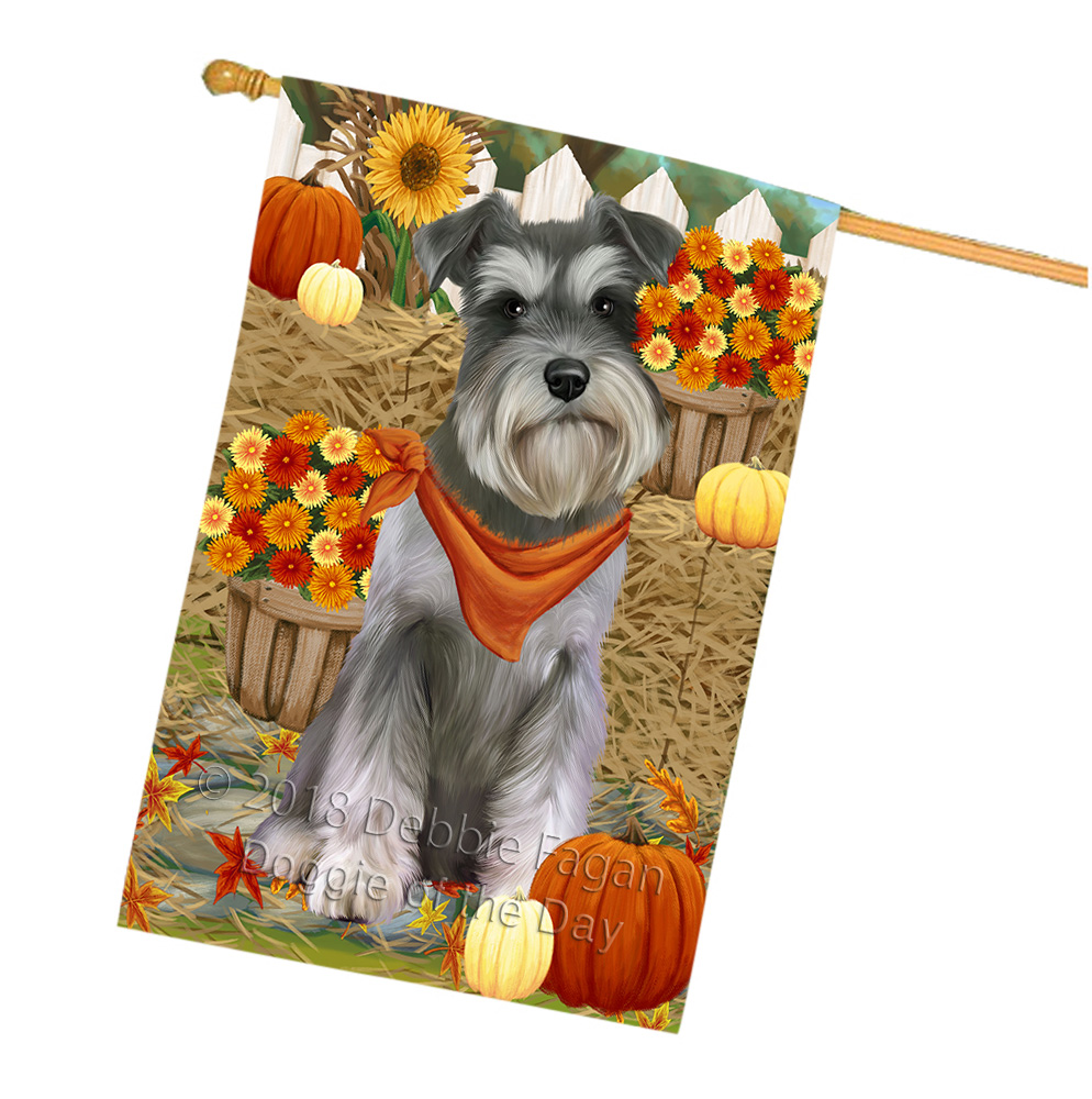 Schnauzer Dog House Flag Holiday Double Sided 28"x40" Many Designs NWT ...